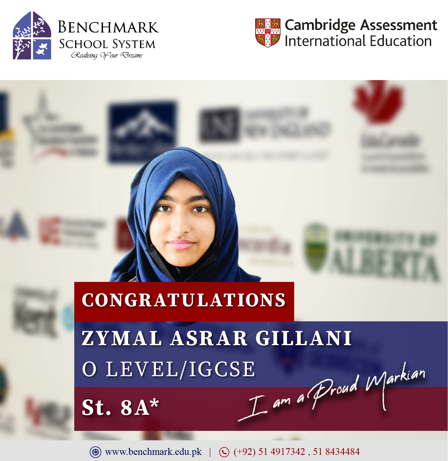 PAST RESULTS – Benchmark School System